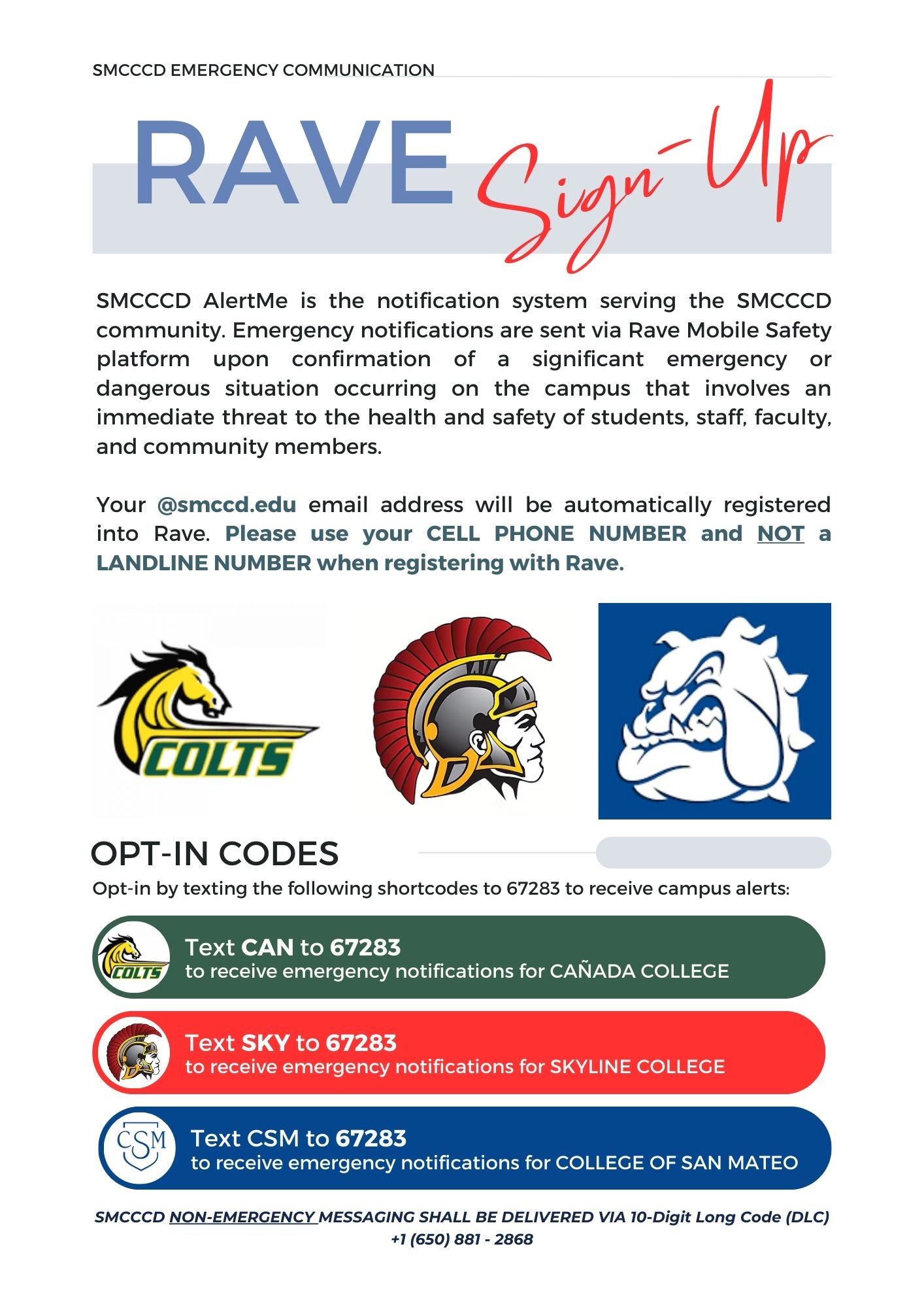 Emergency Communications | Emergency Communications | San Mateo County Community College District